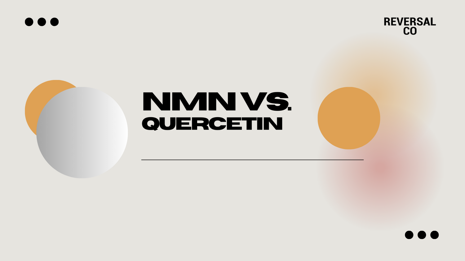 NMN vs Quercetin – Reversal Co
